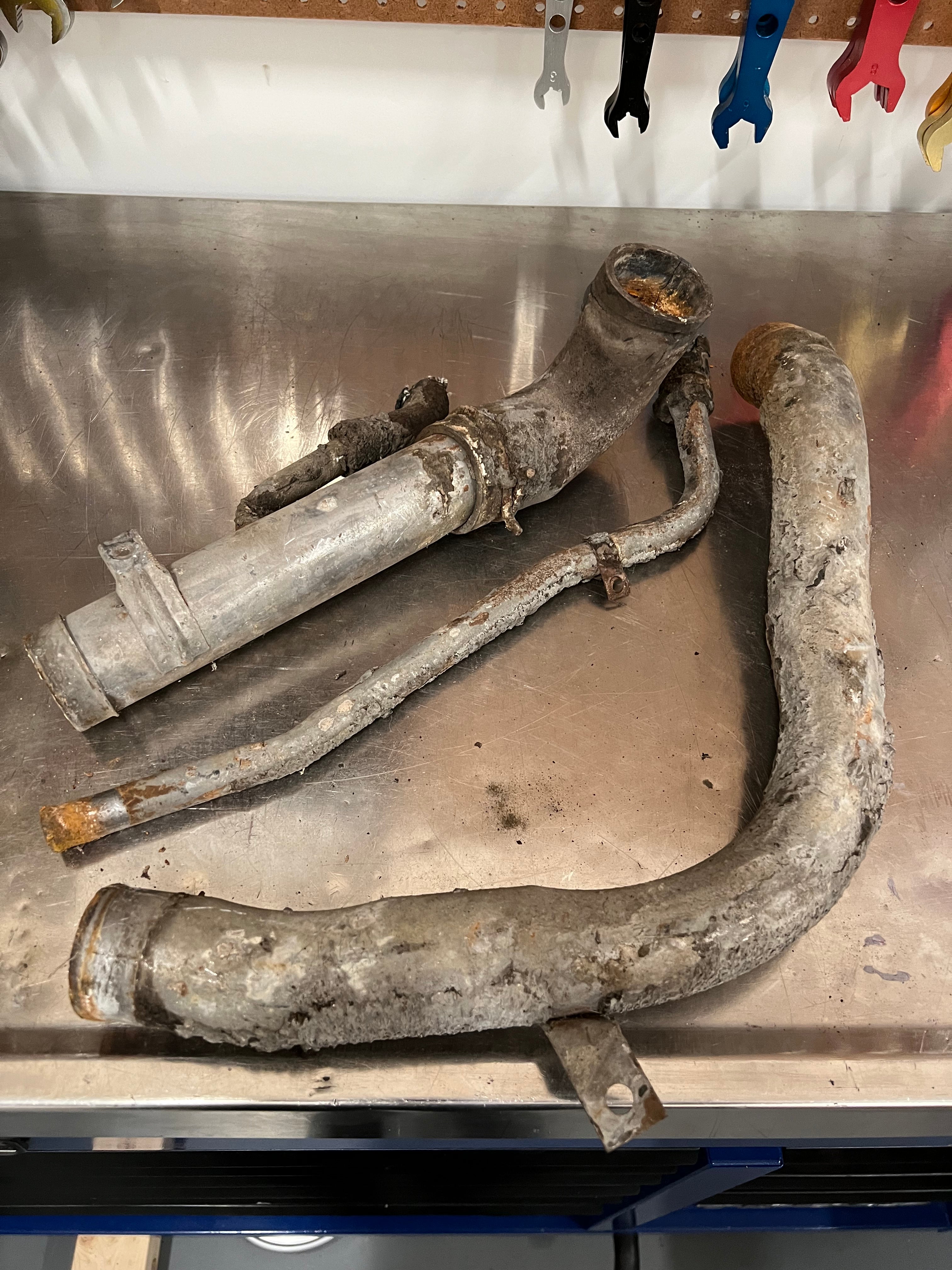 1966-1967 B-Body Mopar Fuel Filler Tube w/ Vent Assembly | Schober ...